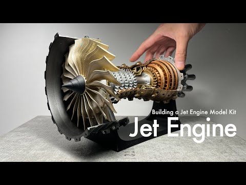 Engineman TR900 Jet Engine kit - 3D Printing Turbofan Aircraft Engine