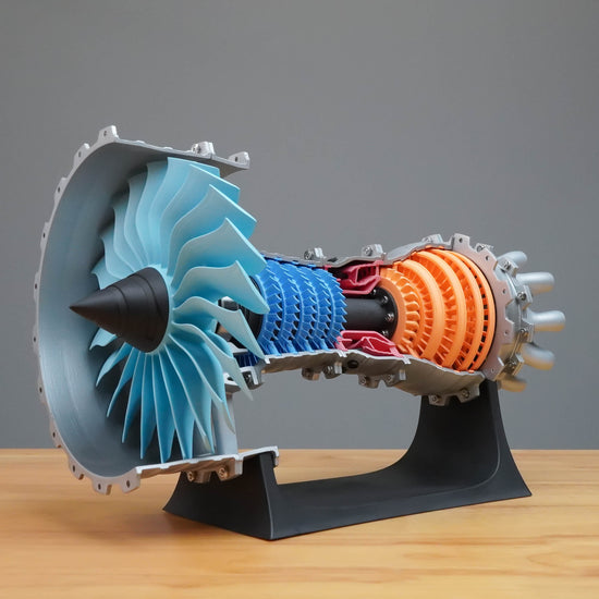 Engineman TR900 Jet Engine kit - 3D Printing Turbofan Aircraft Engine